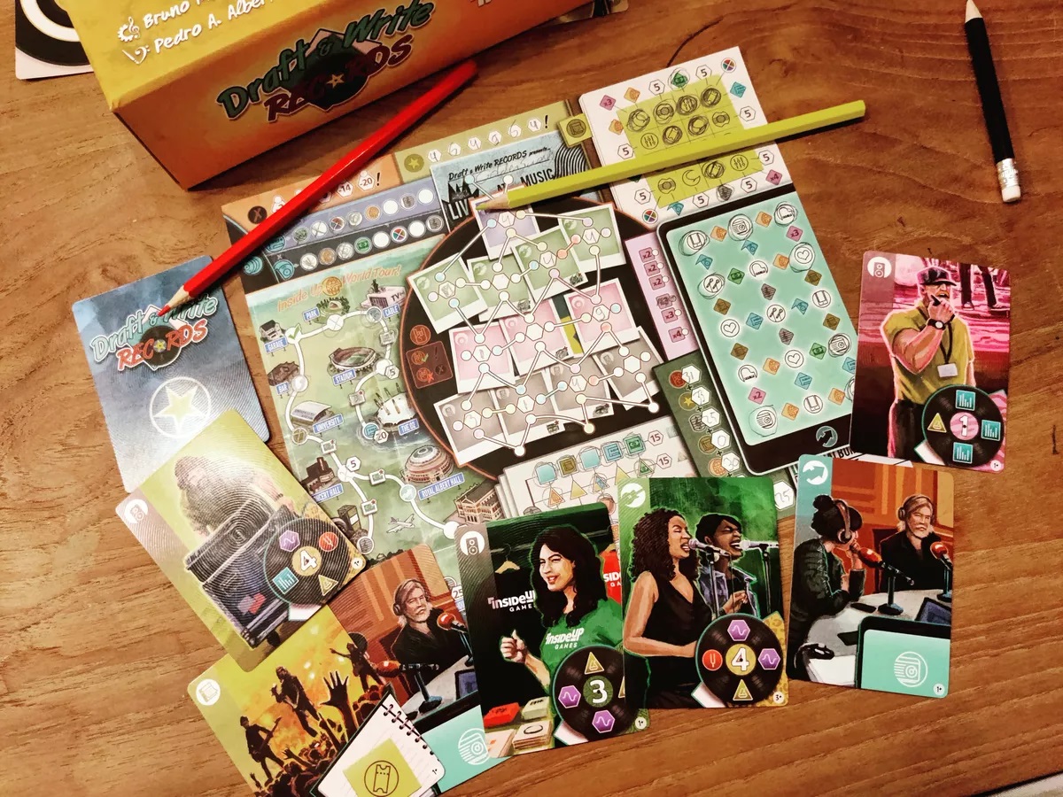 Draft & Write Records - Kickstarter